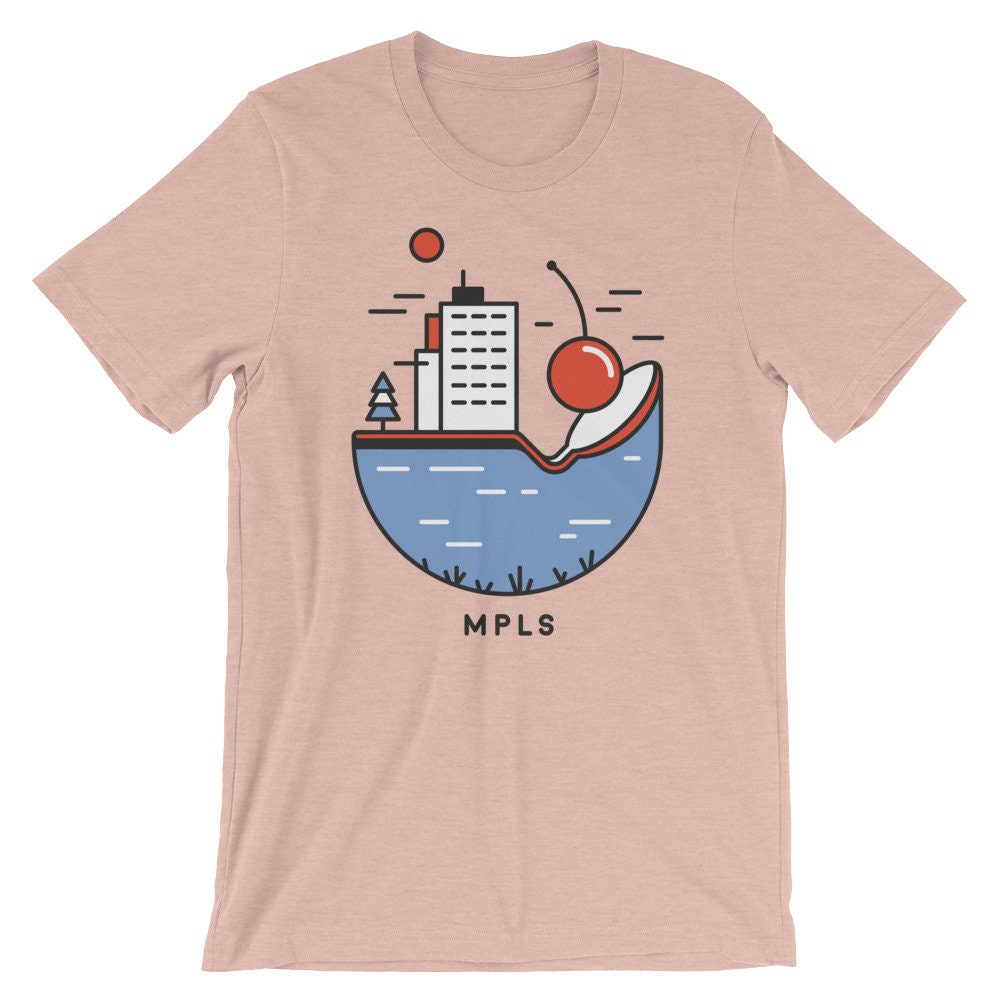 MPLS Cherry Spoon Unisex T-shirt | Minnesota Shirt, Boho Shirt, 70's ...