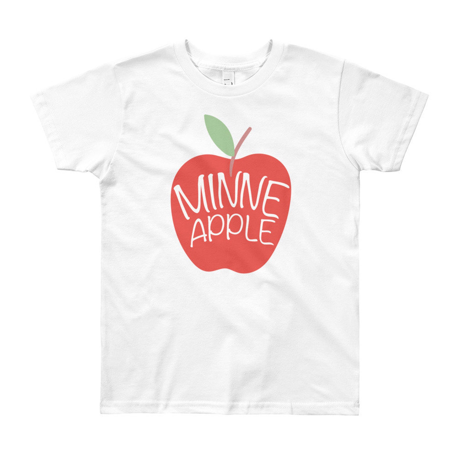 MinneApple Minnesota Youth Short Sleeve T-Shirt fr Chemise | Etsy