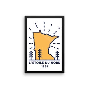 L'etoile Du Nord Framed Photo Paper Poster - Etsy