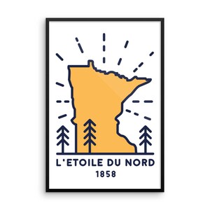 L'etoile Du Nord Framed Photo Paper Poster - Etsy