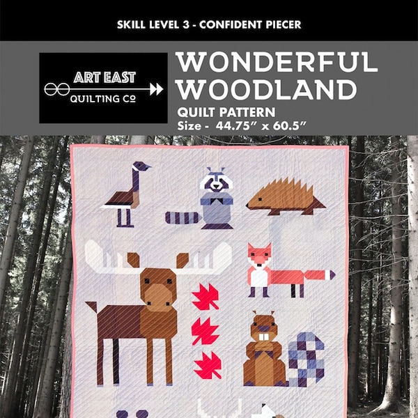 Woodland Quilt - Etsy