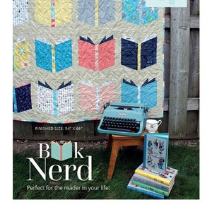 Angela Pingel Designs: Book Nerd Quilt Pattern - Fat Quarter Friendly ...