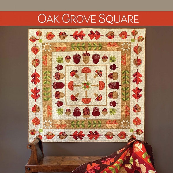 Oak Leaf Quilt Pattern Etsy 4162