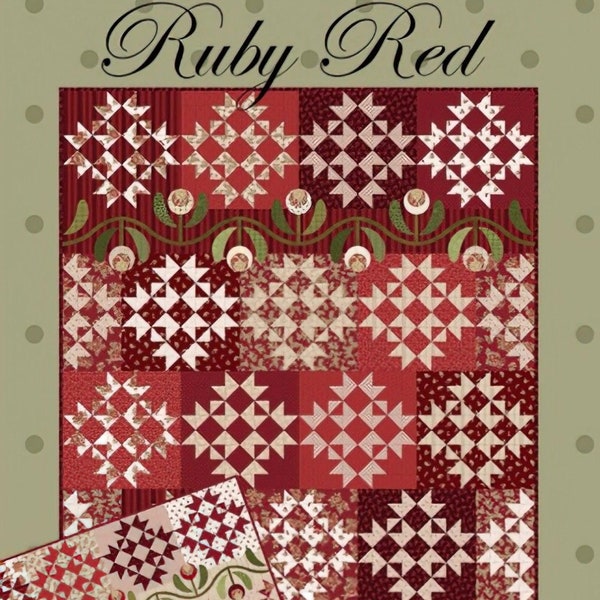 Red Quilt - Etsy