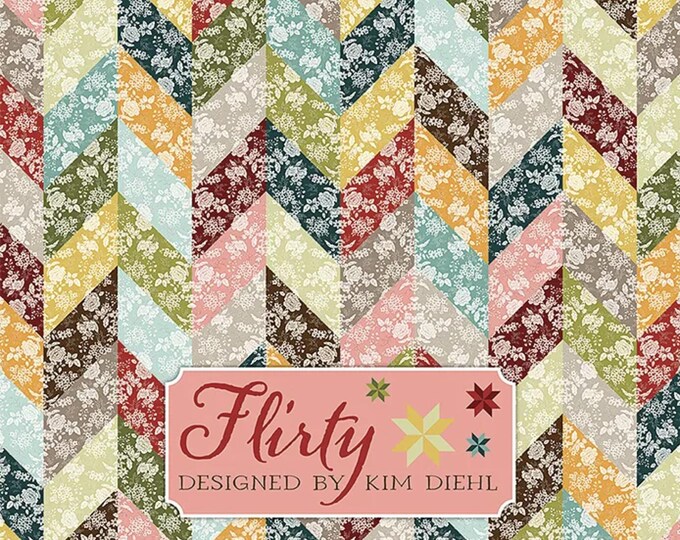 Flirty Quilt Pattern by Kim Diehl for It's Sew Emma - Etsy