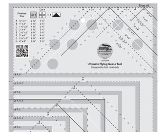 60 Degree 8.5 Inch Triangle Ruler by Quilt in a Day - Etsy
