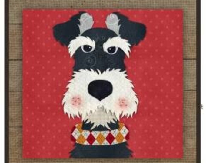 Schnauzer 2 Precut Fused Applique Pack Quilt Kit, Get Started as Soon ...