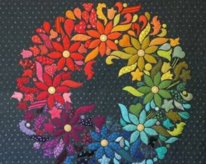 Harlequin Garland Quilt Pattern and Template Set Are Sold Separately ...