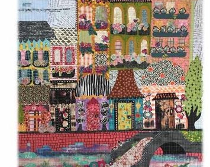 Spanish Row Houses Collage Pattern by Laura Heine is a Super Cute Paper ...
