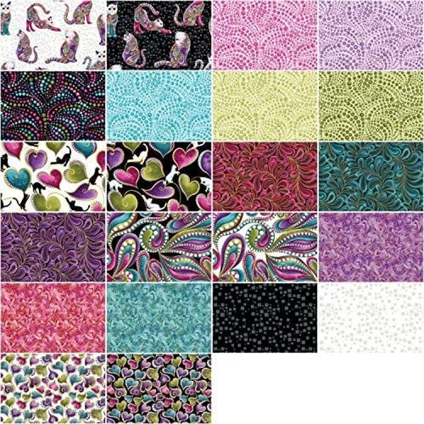 Catitude Fabric - Etsy