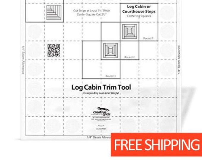 Creative Grids Log Cabin Trim Tool for 8in X 8in Finished - Etsy
