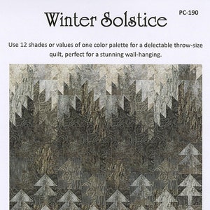 Winter Solstice Quilt Pattern From Quiltwoman.com by Patti Carey - Etsy