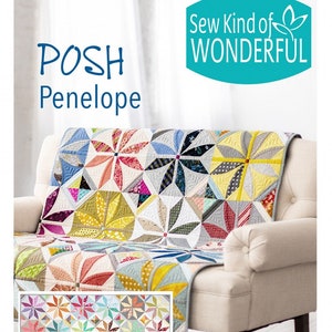 Posh Penelope Pattern by Sew Kind of Wonderful QCR Pattern - Modern Quilt Pattern, 8551PPE - Etsy
