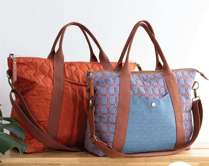 Oxbow Tote Bag Pattern by Noodlehead - Etsy