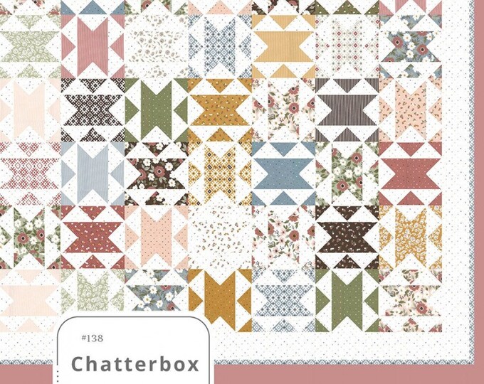 Chatterbox Quilt Pattern by Lella Boutique - Layer Cake, Jelly Roll and ...