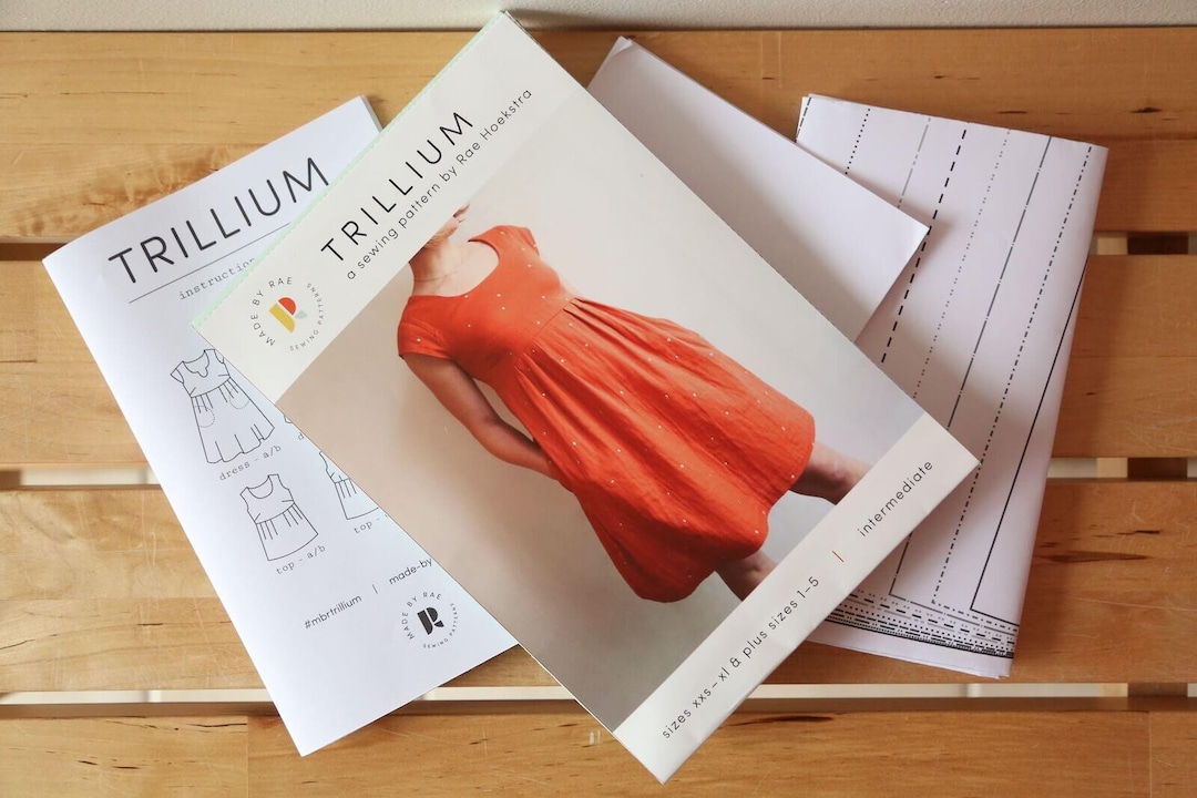 Trillium Dress Pattern by Rae Hoekstra, DIY Dress or Top Pattern for ...