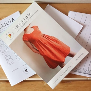 Trillium Dress Pattern by Rae Hoekstra, DIY Dress or Top Pattern for ...