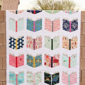Angela Pingel Designs: Book Nerd Quilt Pattern - Fat Quarter Friendly ...