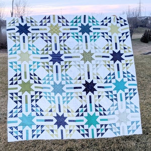 Aglow Quilt Pattern by Morgan Mccollough From Modernly Morgan - Fat ...