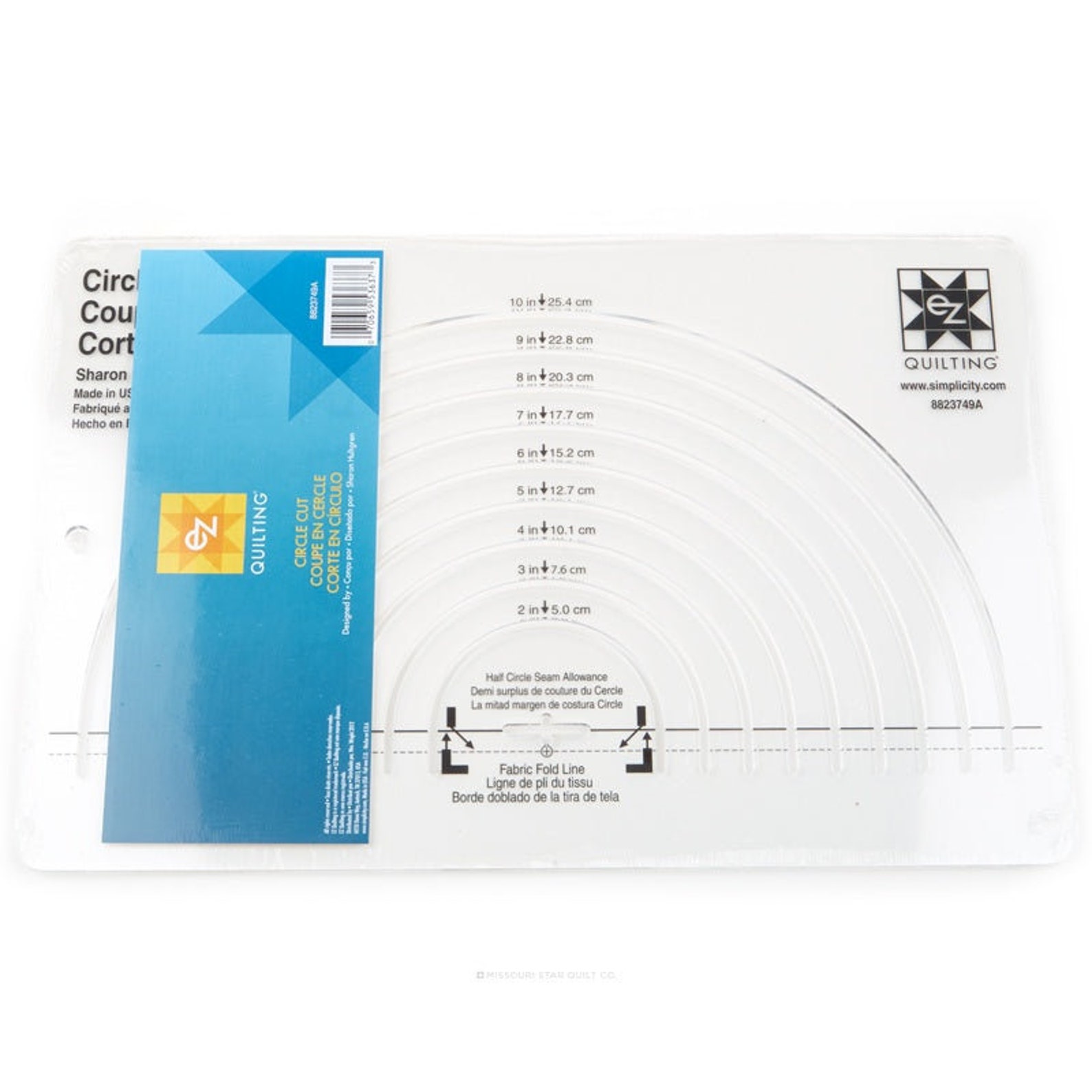 Easy Circle Cut Ruler 8in X 12in Use 28mm Rotary Cutters - Etsy