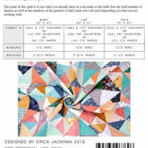 The Cleo Quilt Pattern, Super Cute Modern is Great for Scraps, Leftover ...