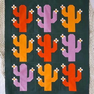 Oh My Cacti Quilt Pattern by Pen & Paper - Traditionally Pieced Quilt ...