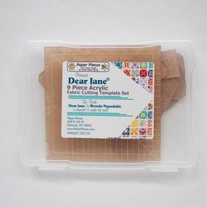 Dear Jane Complete Paper Pack by Paper Pieces, Paper Templates for Dear ...