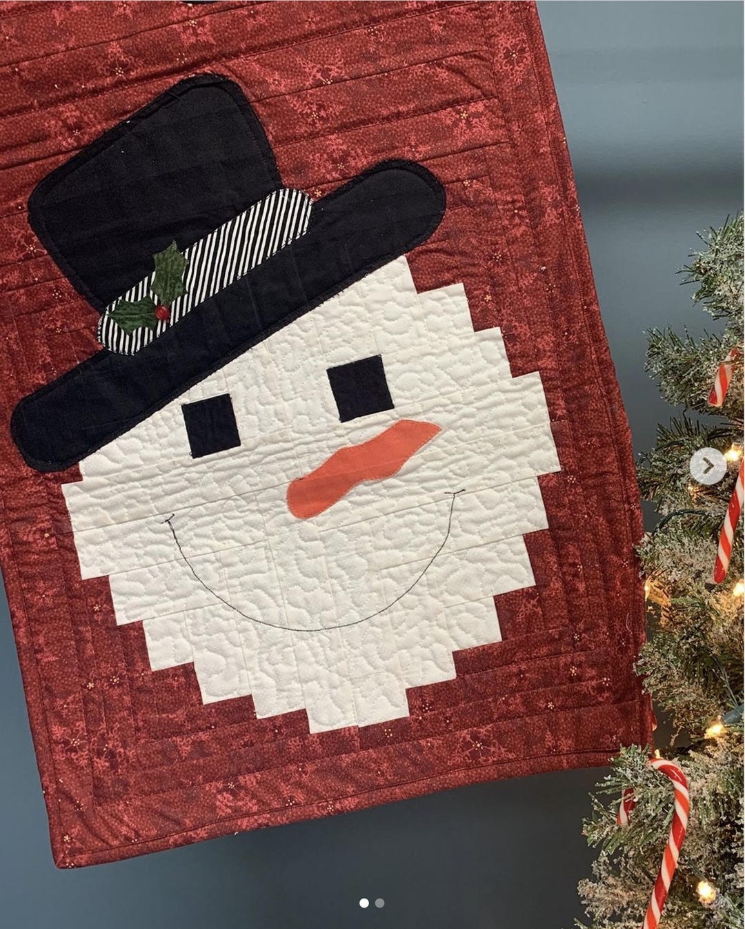 Snowman Runner Pattern by Cut Loose Press, DIY Holiday/ Winter Quilted ...