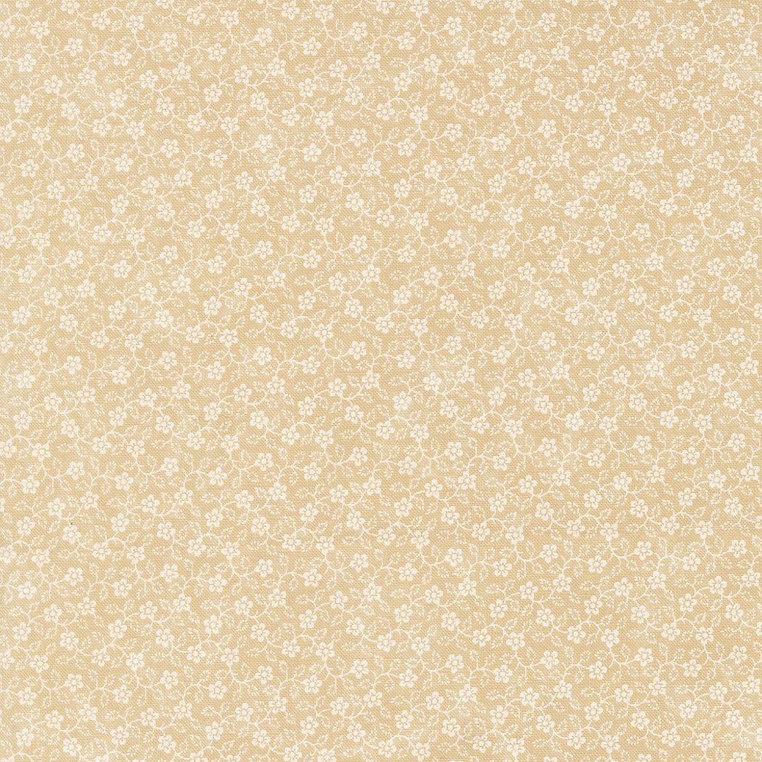 Flowering Vine - Tan Tonal - Bluebirds Nest for Moda, Sold by the ...