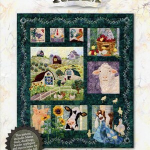 And on That Farm and A Moo Moo There Applique Quilt Farm Inspired ...