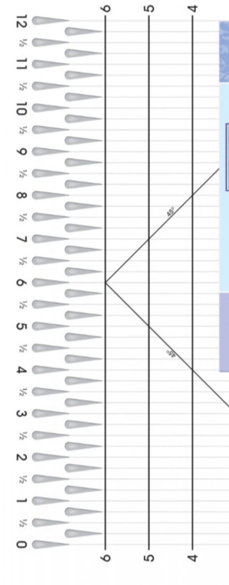 Quarter Slotted Cutting Template for Strips Strips Into - Etsy
