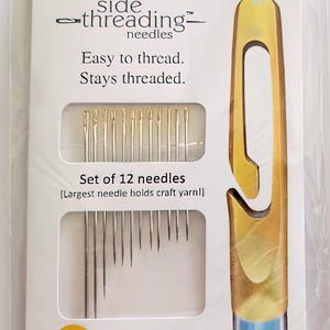 The Needle Lady's Side Threading Needles 12pc by Sew Right Easy Thread ...