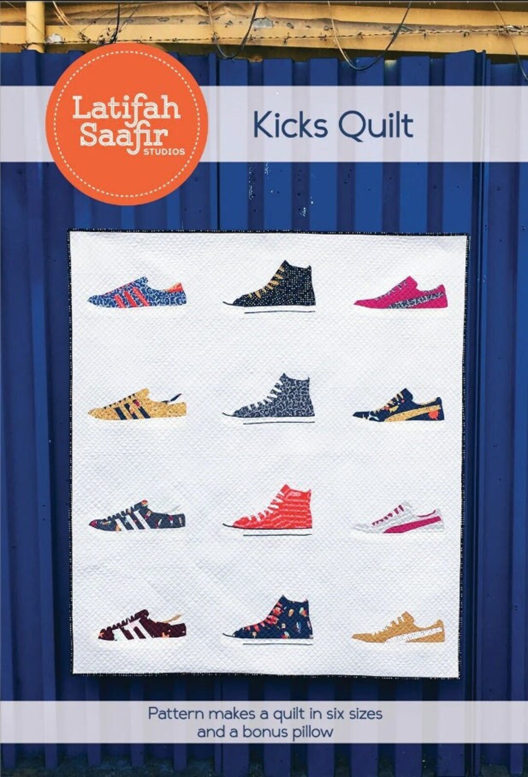Kicks by Latifah Saafir Studios LLC - Sneaker Paper Piecing Pattern ...