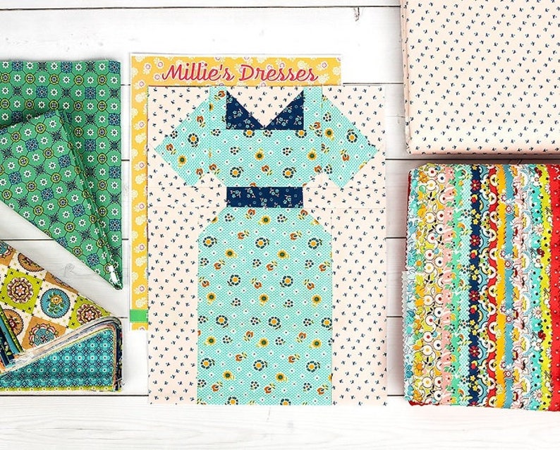 Millie's Dresses Quilt Pattern by Lori Holt It's Sew Emma - Etsy