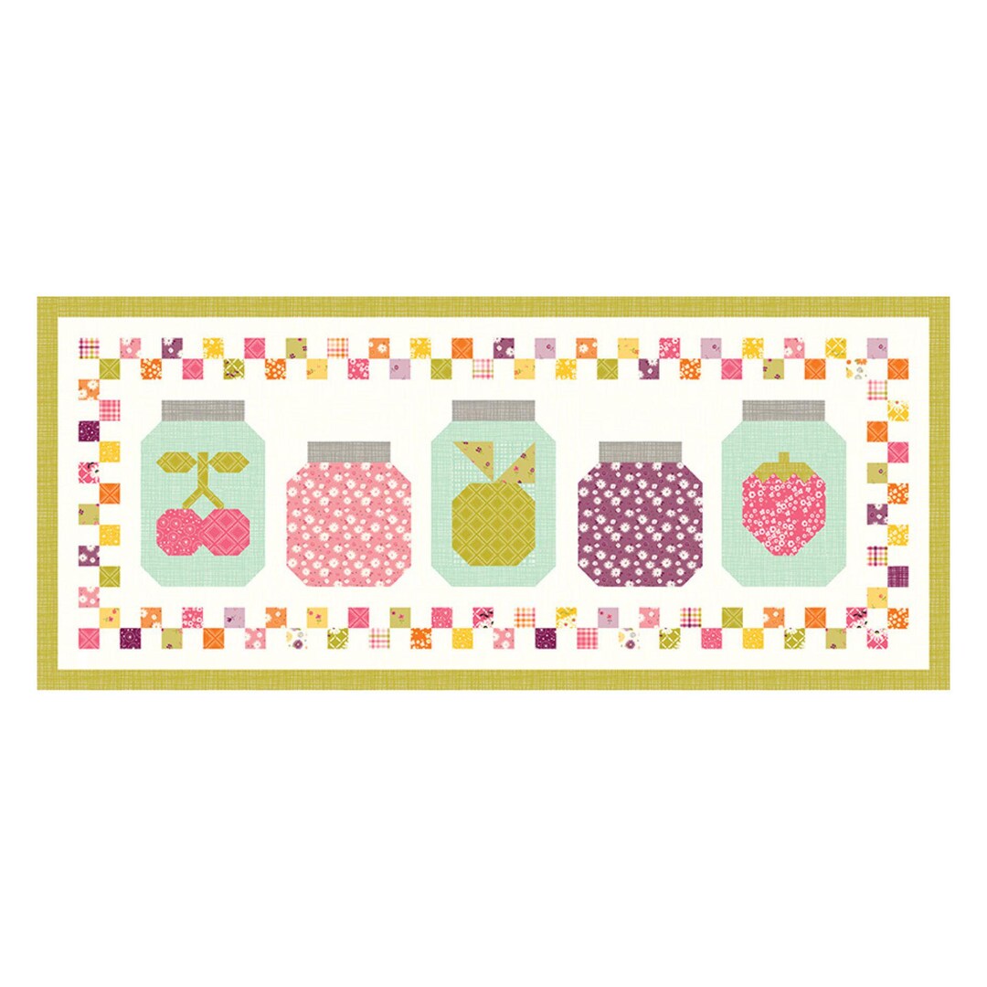 Riley Blake - Adel in Summer in a Fruit Jar Summer Runner Kit - Etsy