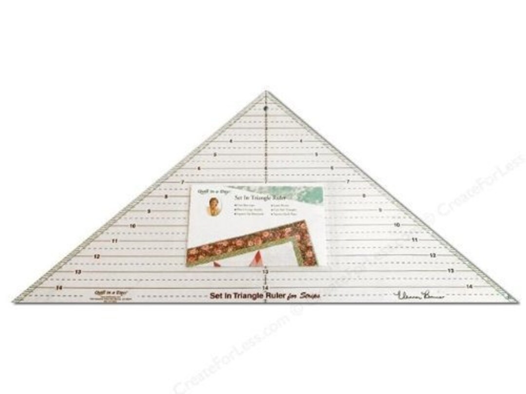 Set in Triangle Ruler by Eleanor Burns for Quilt in A Day - Etsy