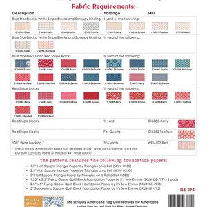 Scrappy Americana Flag Quilt Pattern by Lori Holt of Bee in My Bonnet ...