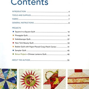 Paper Piecing With Alex Anderson, Quilt Pattern Guide for Starters, Beginners Paper Piecing ...