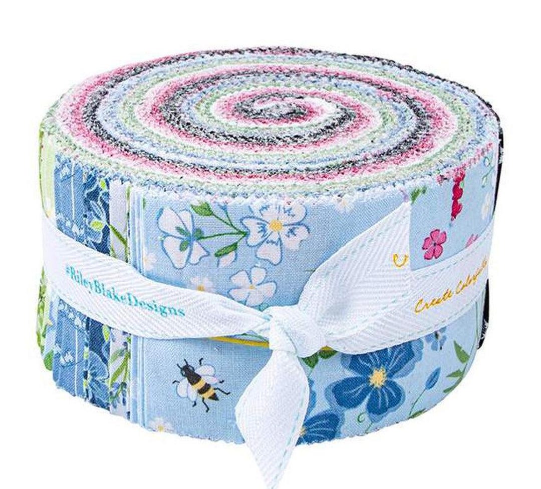 Riley Blake Perennial 2.5 Inch Rolie Polie by Jill Finley Colorful ...