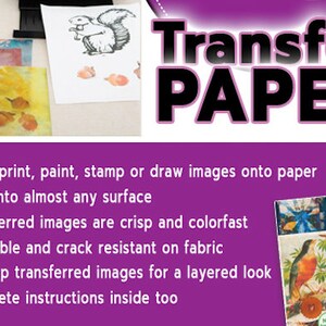Transfer Artist Paper TAP 5 Pack by Lesley Riley - Etsy