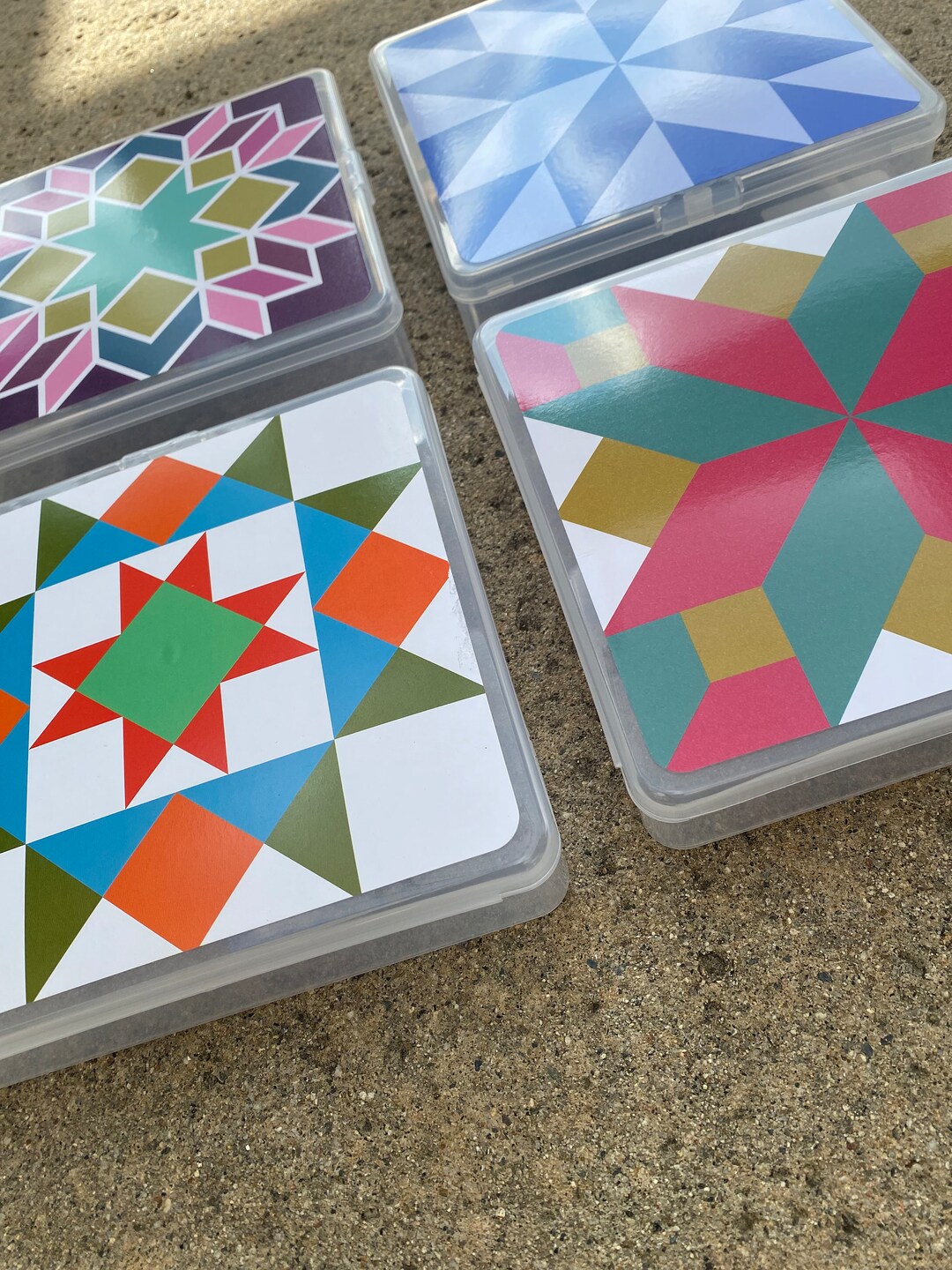 Quilty Storage Block Boxes, Clear Keepsake Boxes, Great Gift Box Idea ...