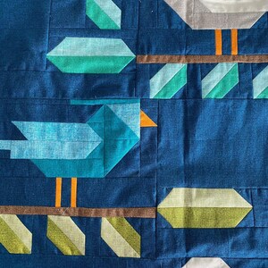 Little Bird Song Wall Quilt Pattern by Robin Pickens - Bird Quilt ...