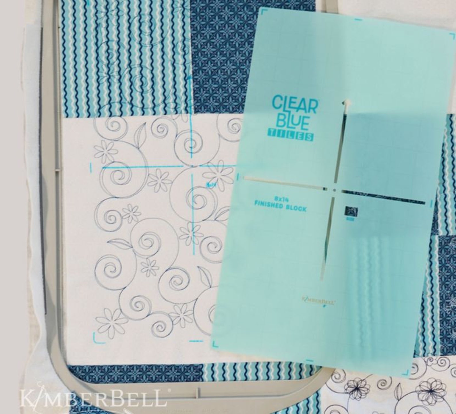 Clear Blue Tiles Expansion Pack by Kimberbell Machine - Etsy