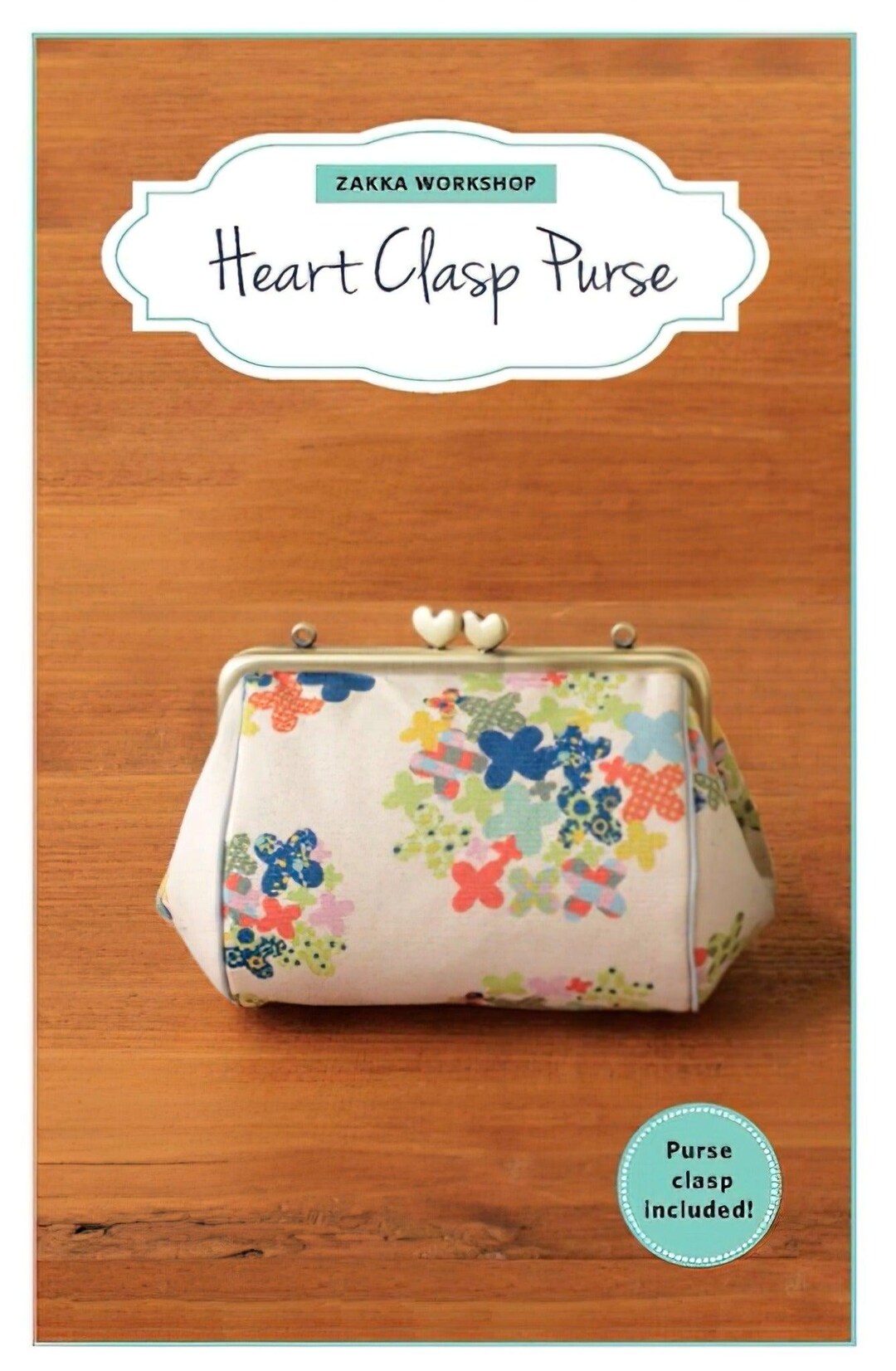 Heart Clasp Purse Kit With Pattern by Zakka Workshop - Etsy