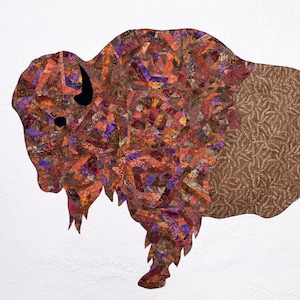Roam the Bison Quilt Pattern - Etsy