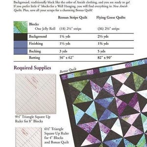 New Amish Quilts - Easy Signature Pattern by Eleanor Burns, Instant ...