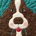 Brown Springer Spaniel Precut Fused Applique Kit Includes All Fabric ...