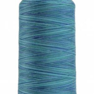Blue Variegated Thread Sold Separately, Cotton Variegated Blue Thread ...
