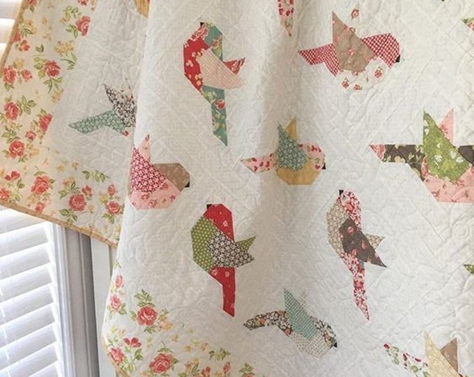 Feathers Quilt Pattern by the Pattern Basket Bird Patterns - Etsy
