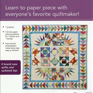 Paper Piecing With Alex Anderson, Quilt Pattern Guide for Starters, Beginners Paper Piecing ...